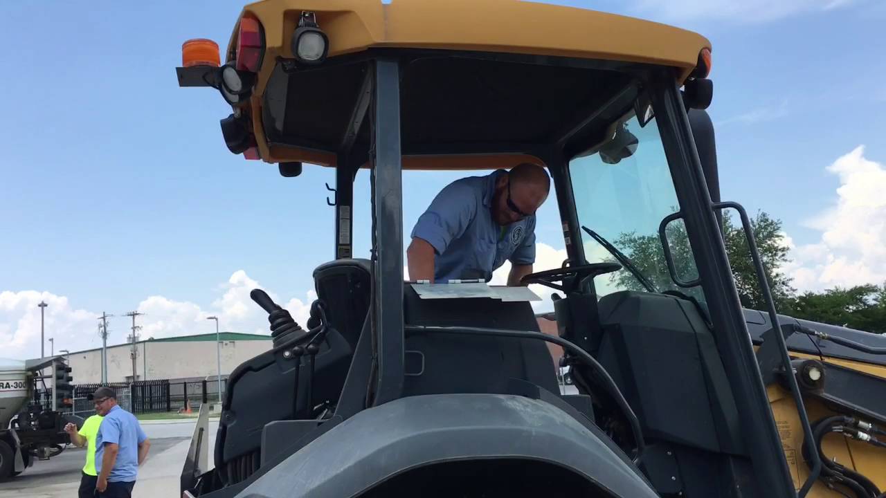 Public Works Week Backhoe Rodeo - YouTube