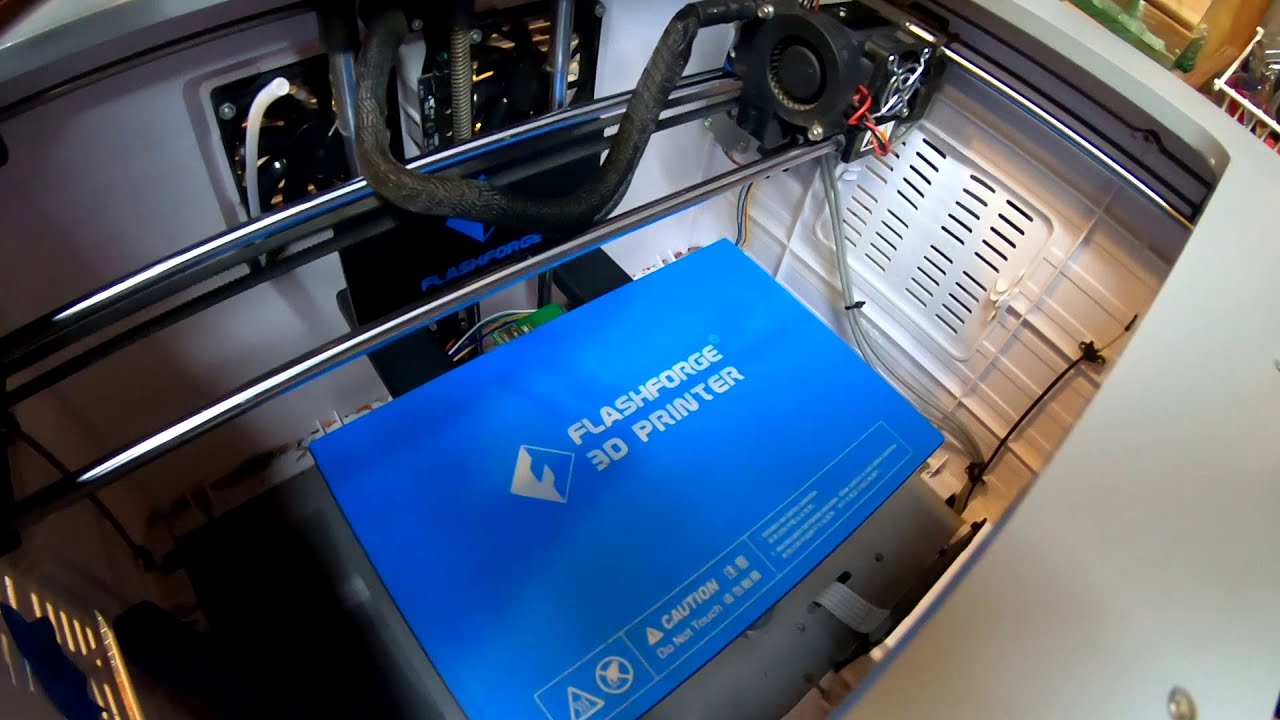 Flashforge Dreamer (NX) - Replacing the Heat Bed and Wiring - Part 1 ...