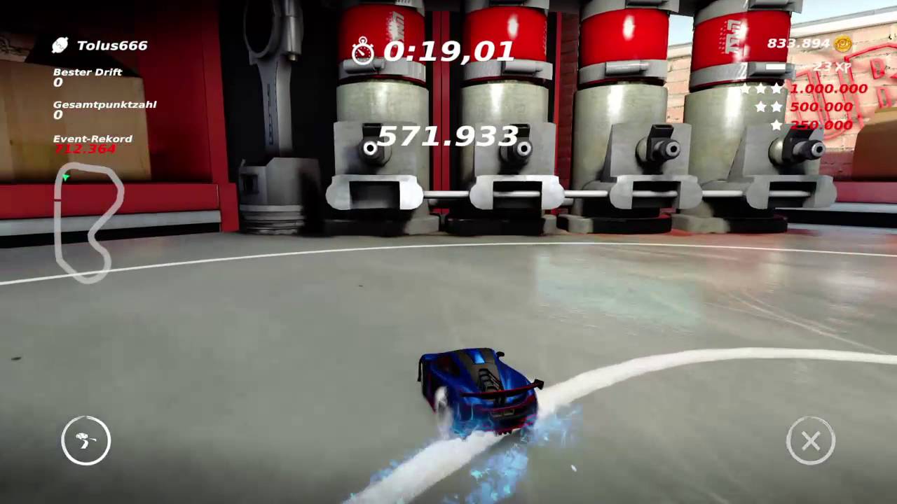 Table Top Racing 1.000.000 Drift - YouTube
