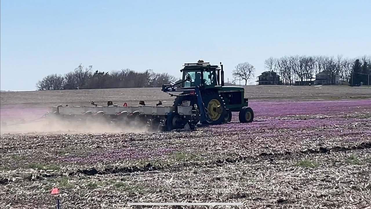 Planting a seed plot and liquid fertilizer application - YouTube