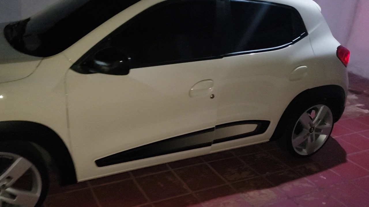 Renauld Kwid Intense Branco Marfim Rebaixado Fixa Parte 2 - YouTube