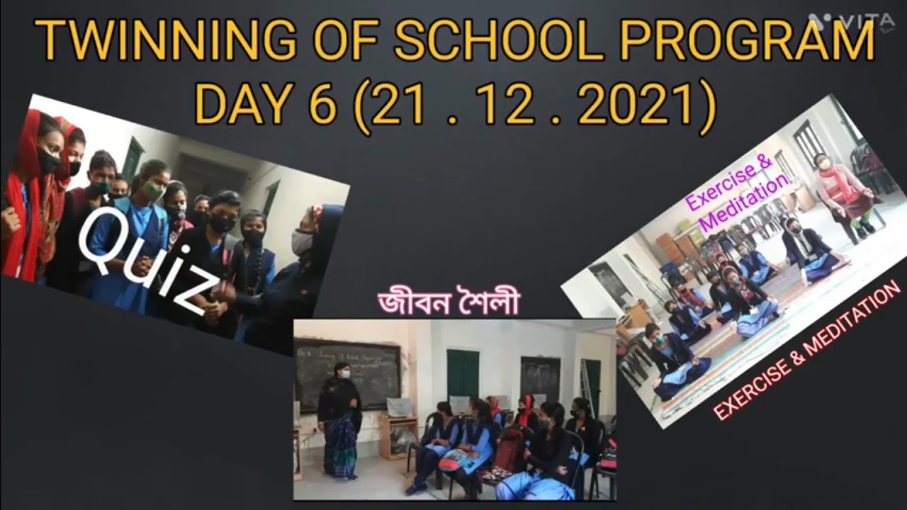 Twinning of School Program, Day -6 (21.12.21) - YouTube