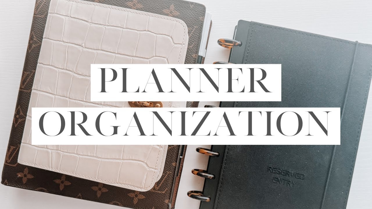 Planner Stack Organization: Half Letter Work Planner Set Up & Planner ...