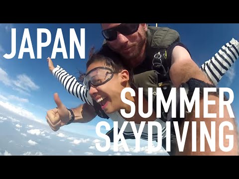 Summer Skydiving in Okegawa, Japan - YouTube