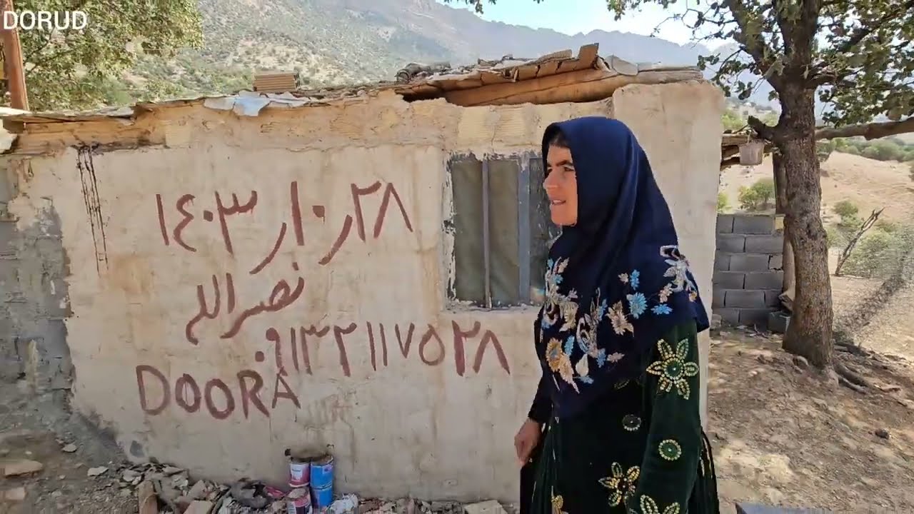 Dear guest at Akram's house and installing the room window - YouTube