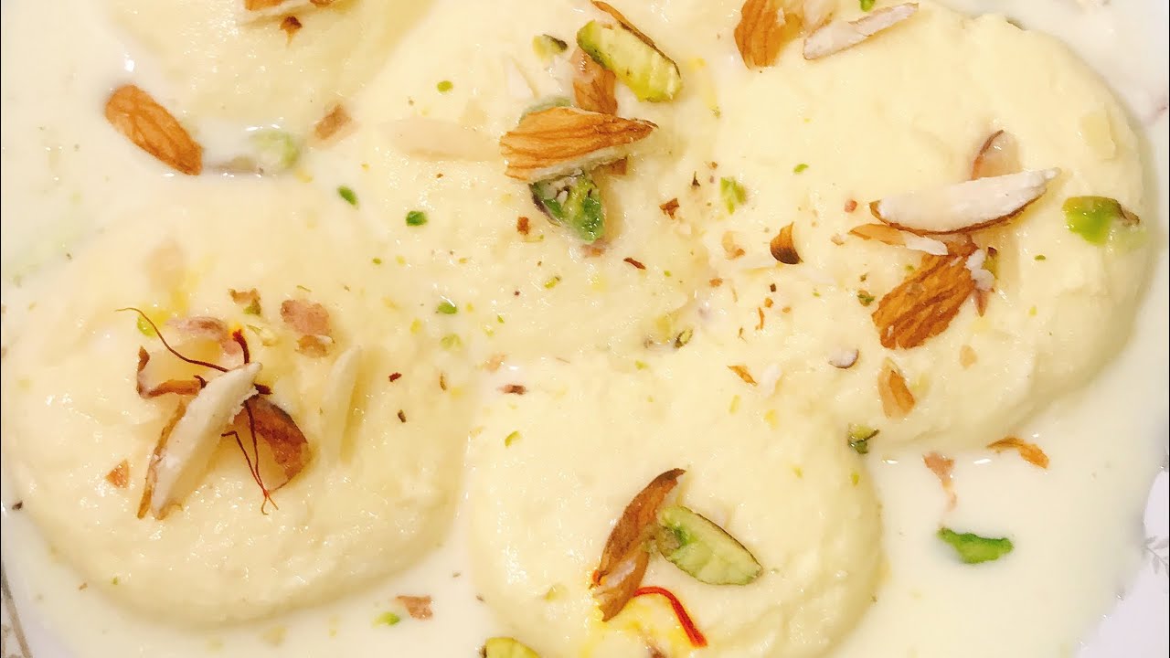 Rasmalai recipe with milk powder by Shahi Foodz - YouTube