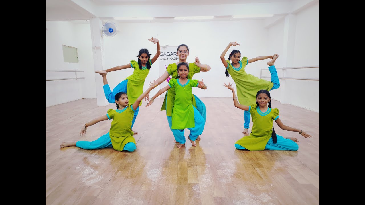 Chinnan Chiru Kiliye | Bharatanatyam | Kids Dance | Sagarz Dance ...