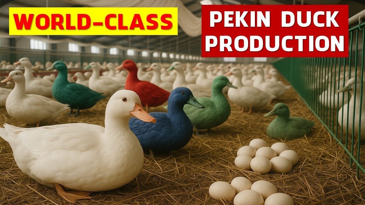 How to raise laying ducks – duck egg business and egg harvesting - YouTube