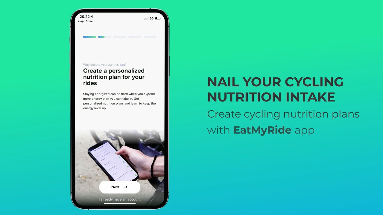 How EatMyRide nutrition app works for cycling athletes - YouTube