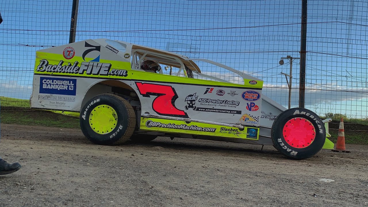 Brett Gilmore On-Board 358 Modified at Grandview Speedway August 24 ...