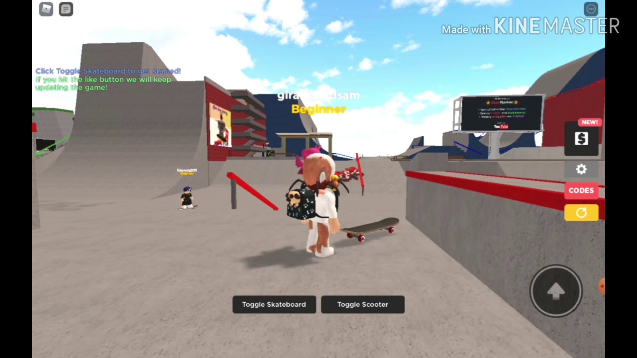 Roblox skateboarding - YouTube