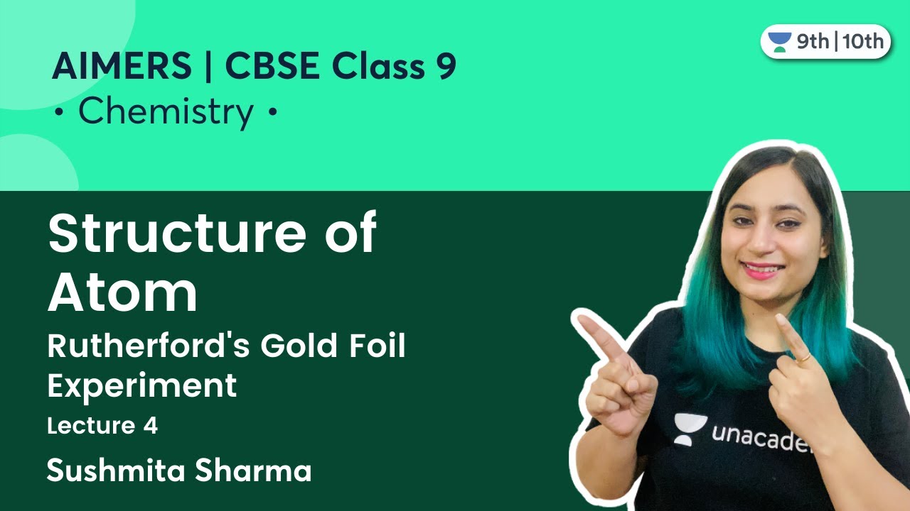 Class 9 Chemistry: Structure of Atom | Rutherford's Gold Foil ...
