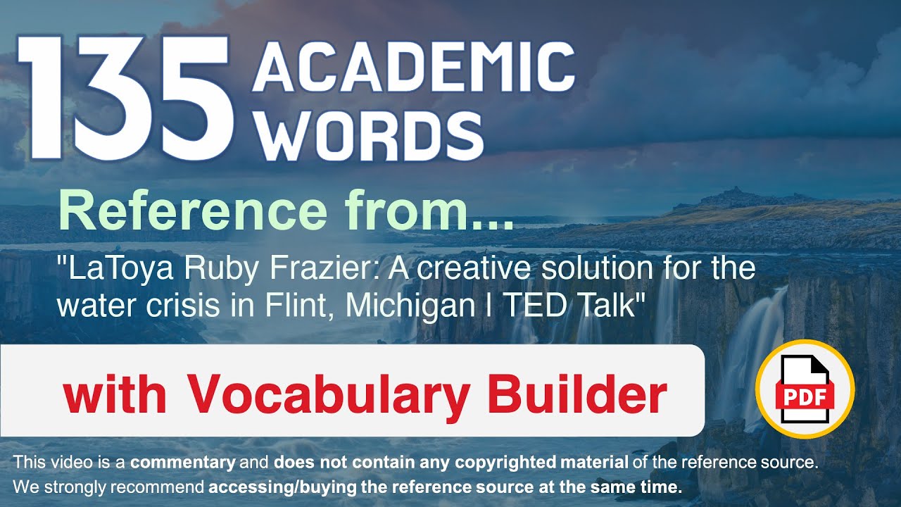 135 Academic Words Ref from "A creative solution for the water crisis ...