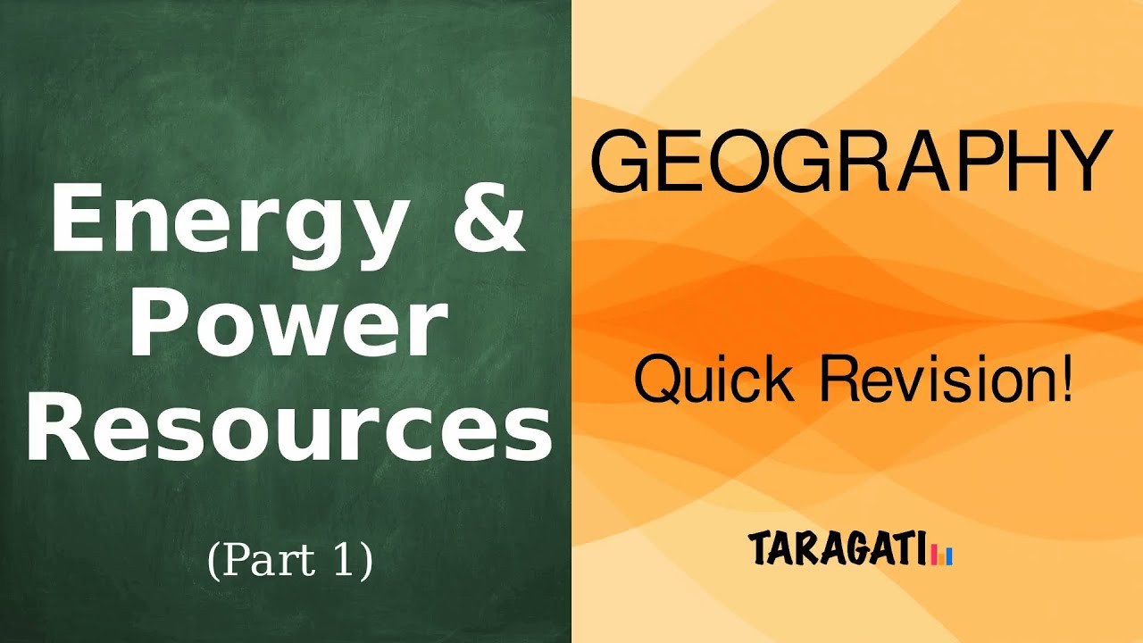 Geography: Energy & Power Resources - Part 1 Quick Revision (Grade 7 ...