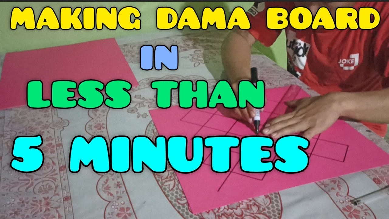 HOW DO I MAKE DAMA BOARD ?? - YouTube