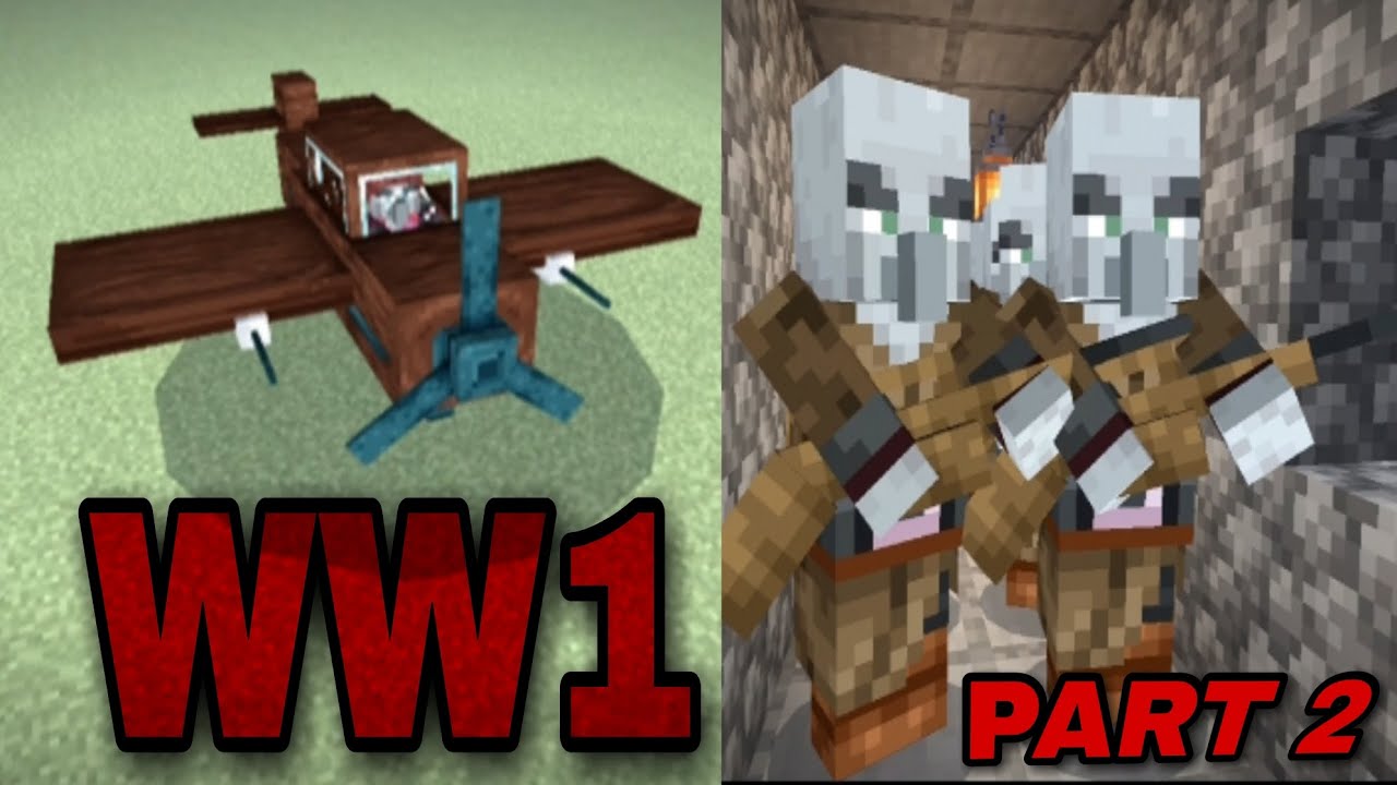 Minecraft Vs world war Minecraft ww1 story - YouTube