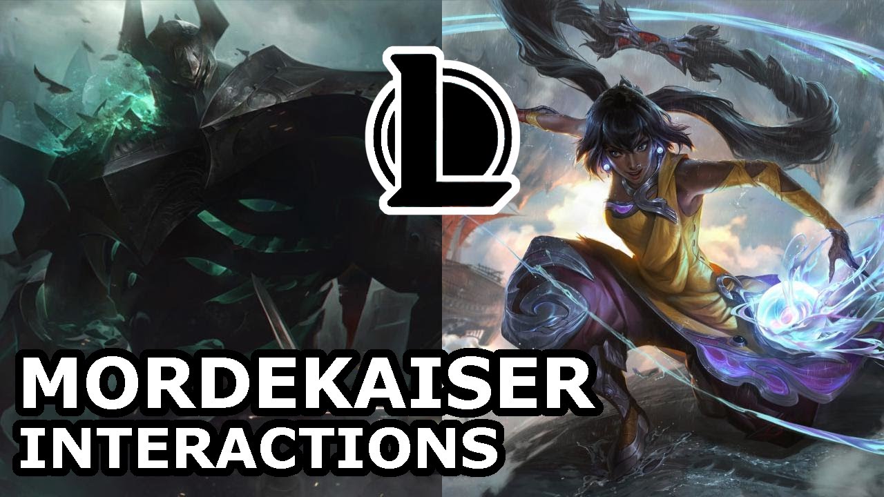 Mordekaiser Interactions with Other Champions | HIS NAME KNOWN BY HER ...