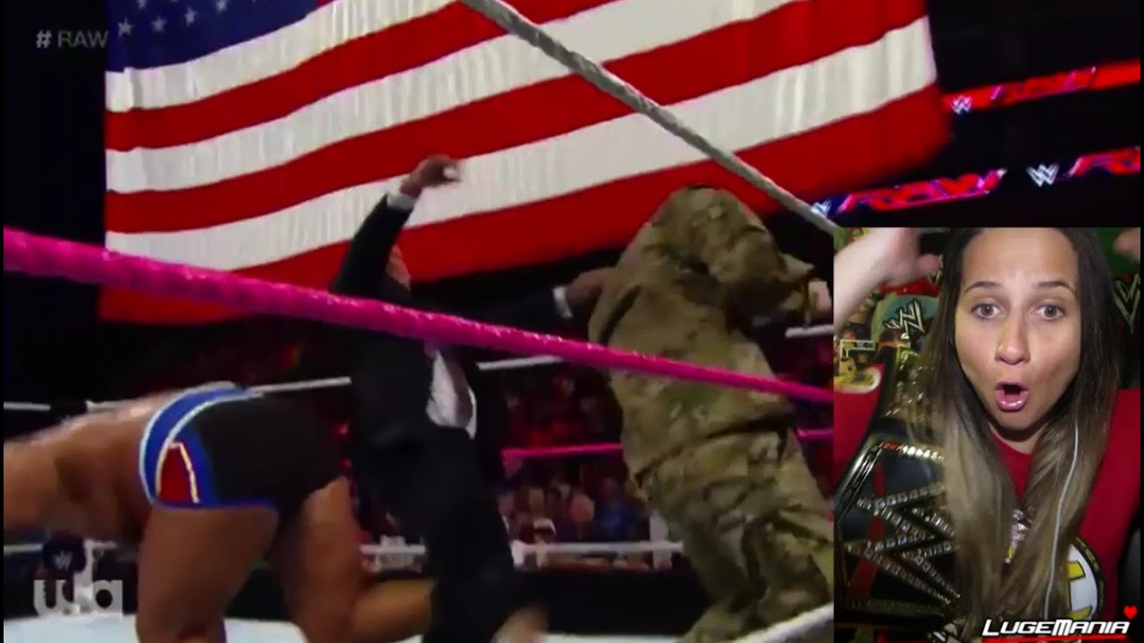 WWE Raw 10/20/14 Big E vs Rusev Super Kicks Army Guy Live Commentary ...