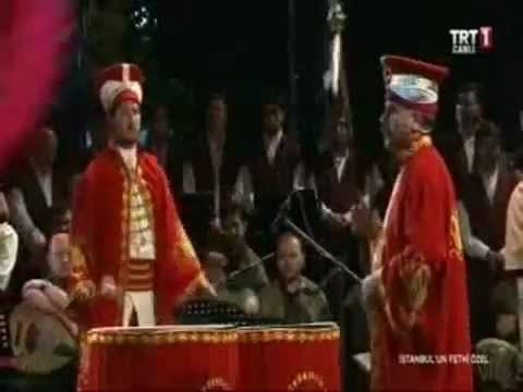 Ayasofyada ezan ve mehter  29 Mayis 2012