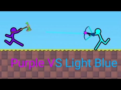 Purple VS Light Blue | Stickman tournament part 3 - YouTube