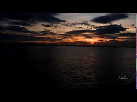 Embarcadero de Isla Grosa, al frente La Manga del Mar Menor (Murcia) Time Lapse