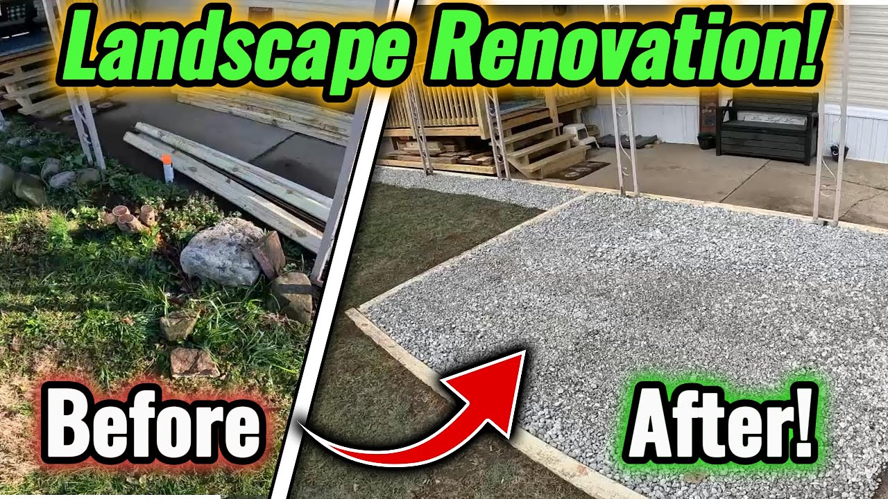 Satisfying Landscape Bed Renovation! - YouTube