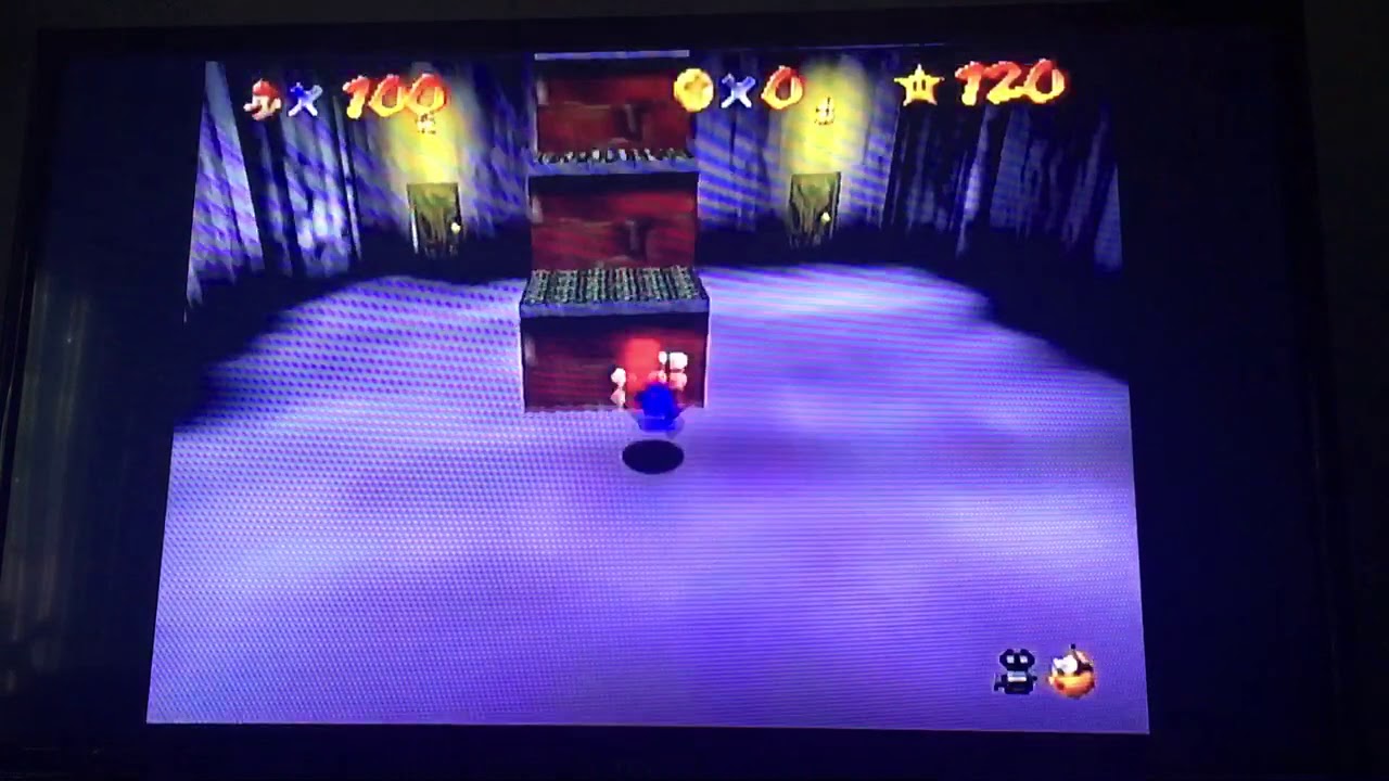 Super Mario 64 falling down the Stairs in Big Boo’s Haunt - YouTube