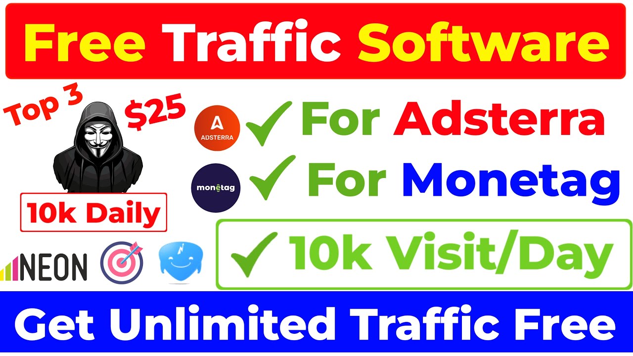 🚀 Get Free 10K Website Traffic Daily 🌐 3 Free Traffic Software 🤑 ...