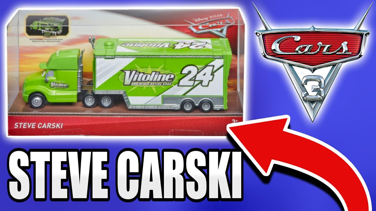 Mattel 2018 Disney Pixar Cars 3 Steve Carski (Vitoline #24 Hauler ...