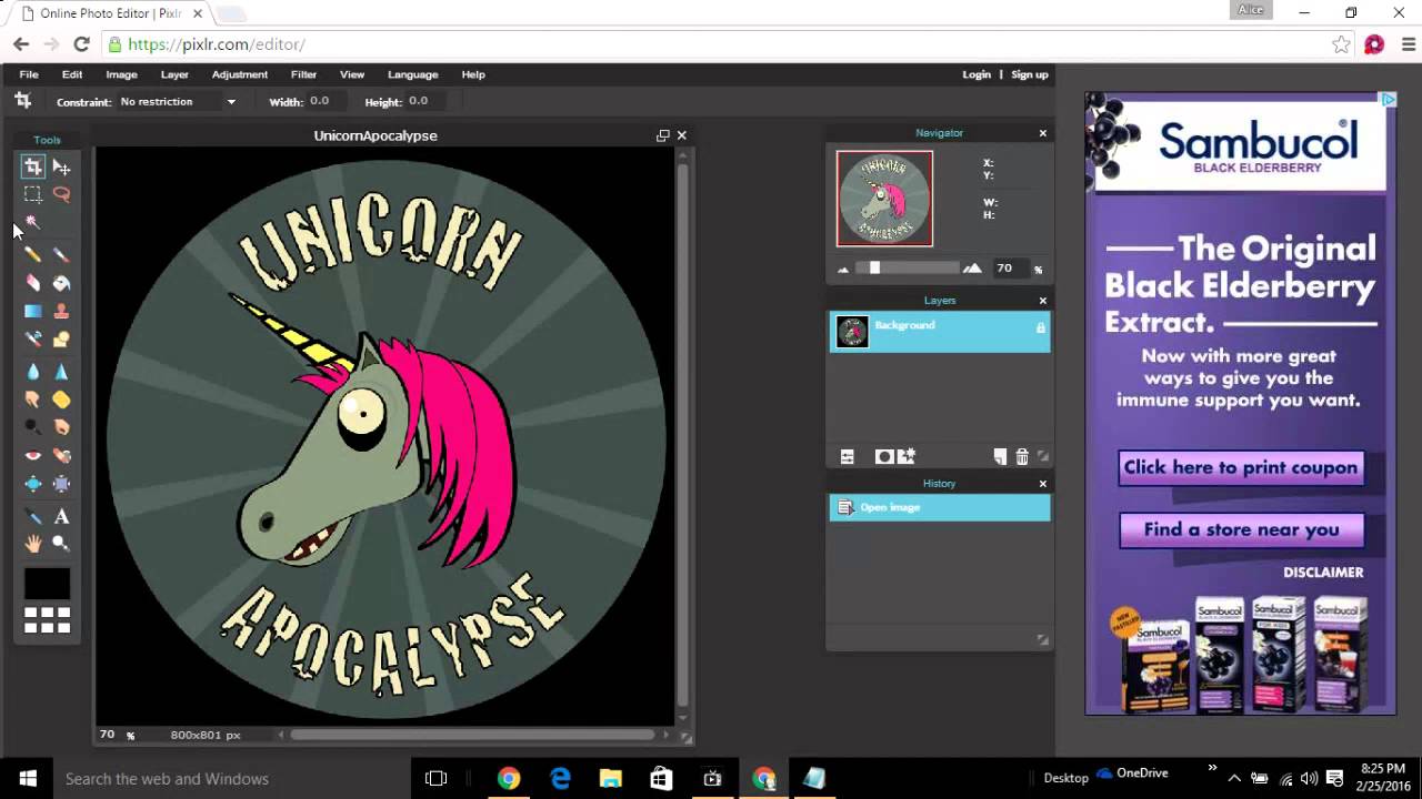 How To Make An Image Transparent On Pixlr.com - YouTube