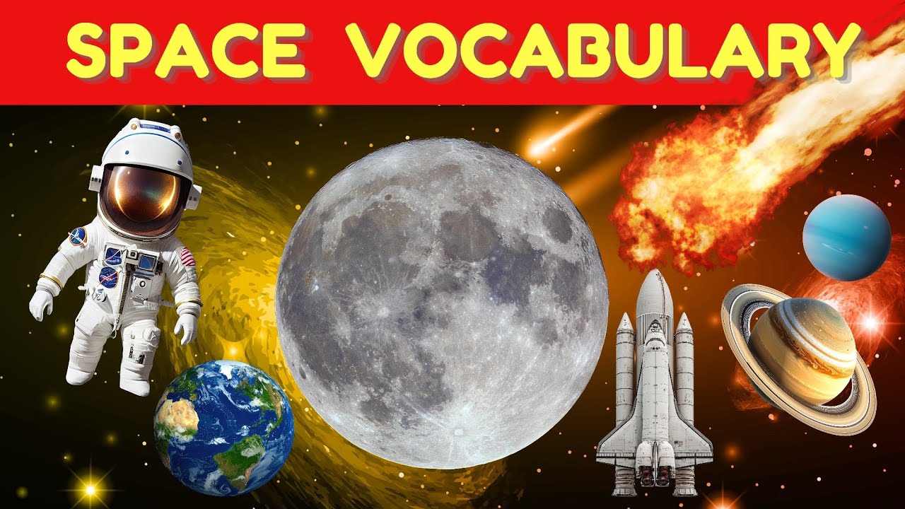 Space Vocabulary | Learn Space Words for Children | Astronauts, Planets ...