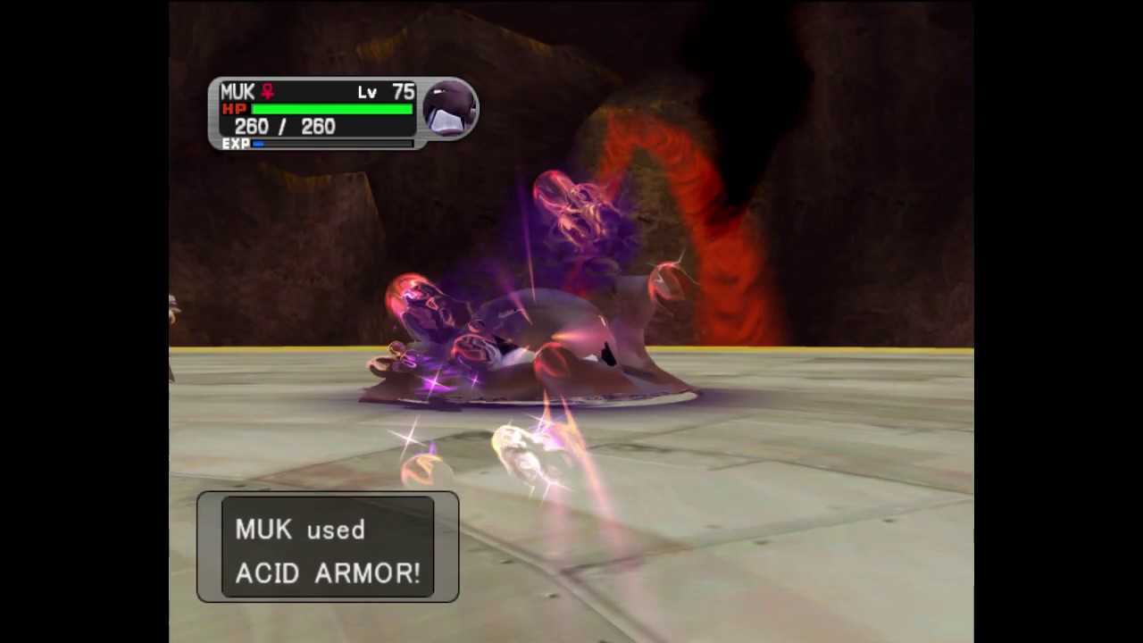 Pokémon XD ‒ Acid Armor / とける / Armad. Ácida [720p] - YouTube