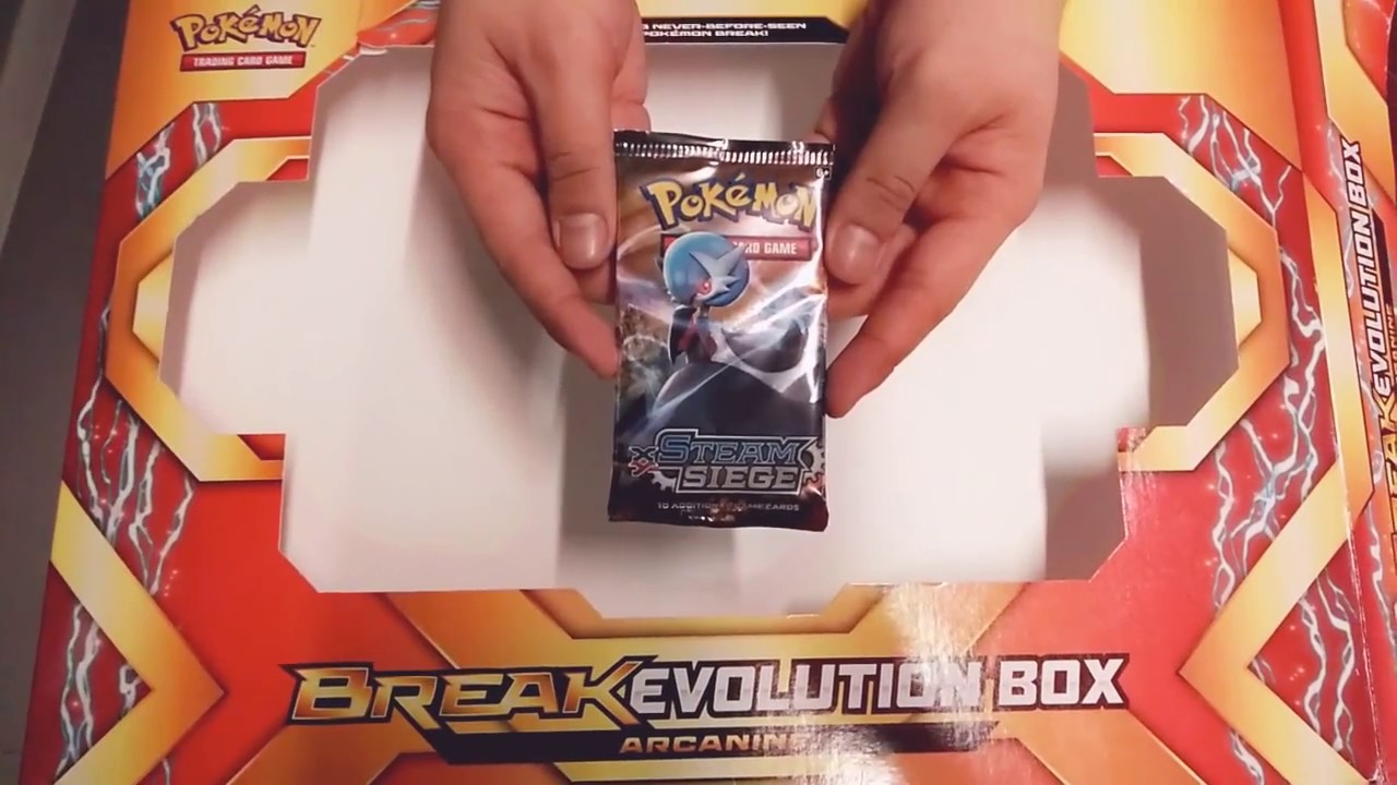 Pokemon Arcanine Break Evolution Box Opening 5 - YouTube