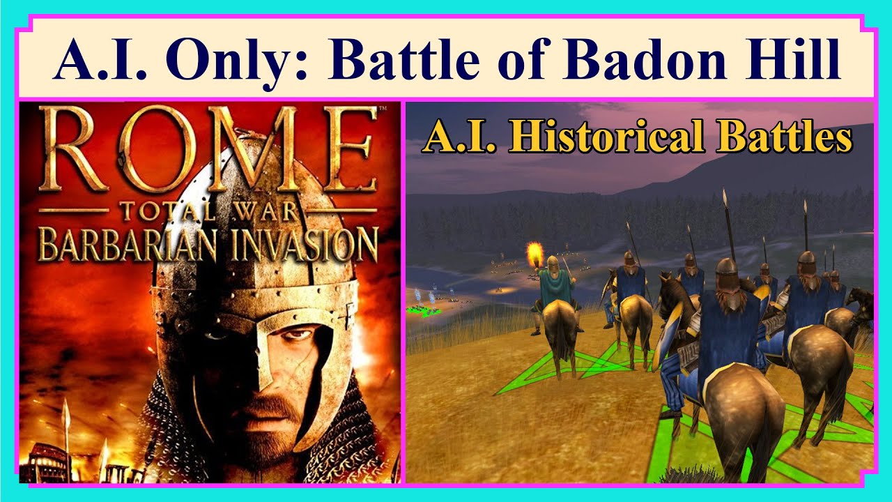 A.I. Only | King Arthur's Badon Hill | Historical Battles | Rome Total ...
