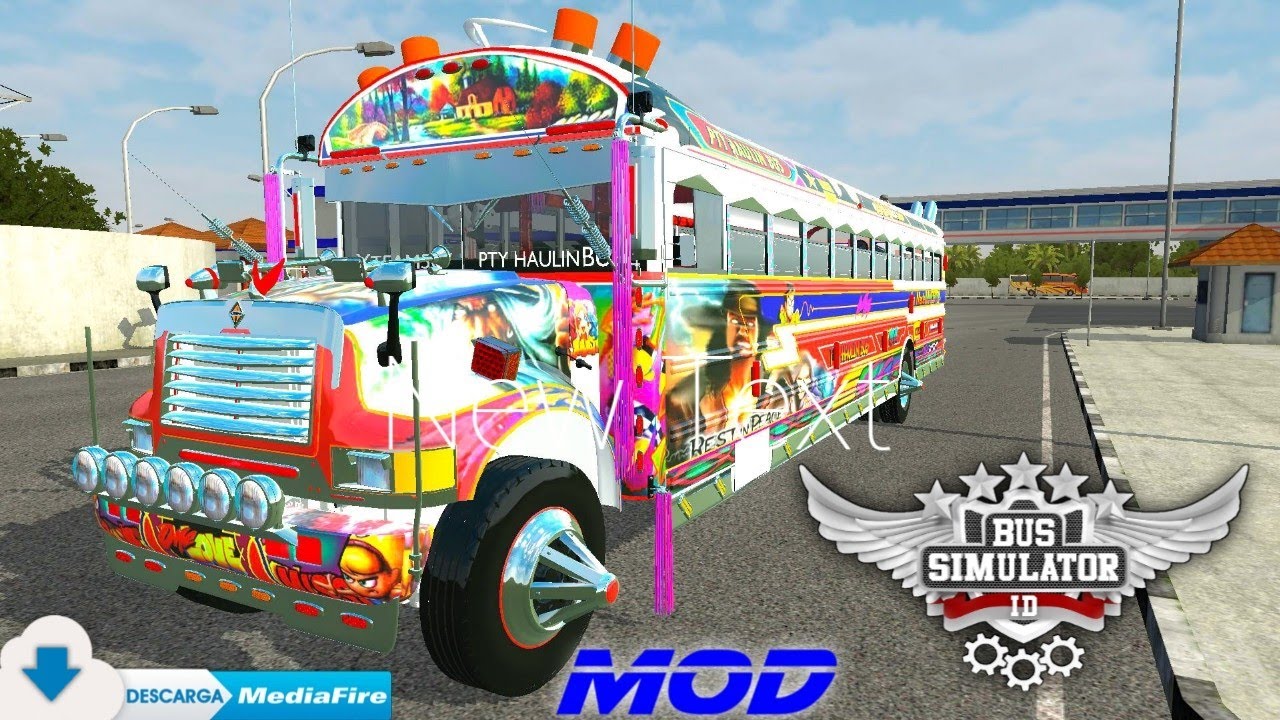 Increíble [MOD] Diablo Rojo Con Luces y Pantallas Bus Simulator ...