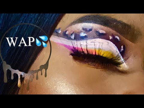 Cardi B & Megan Thee Stallion’s- WAP (eyeshadow tutorial) - YouTube