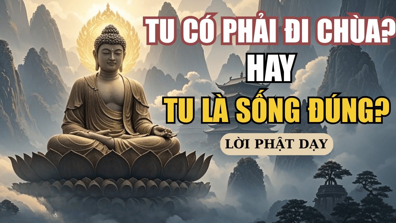 Lời Phật Dạy | TU LÀ ĐI CHÙA HAY TU LÀ SỐNG ĐÚNG? – MỘT CÂU HỎI, NHIỀU ...