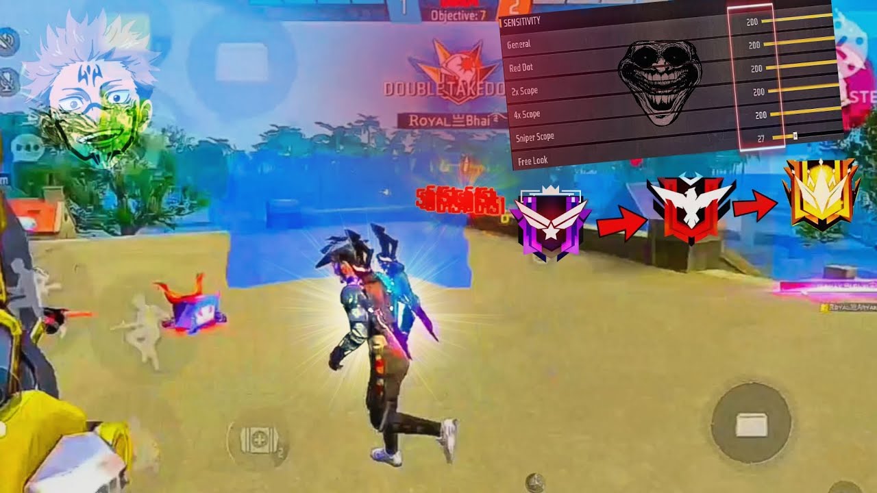 IMPOSSIBLE 🎯 Mind Game 🧠 99% Headshot Rate ⚡ New 200+ Sensitivity | Free Fire Settings ⚙️ - YouTube