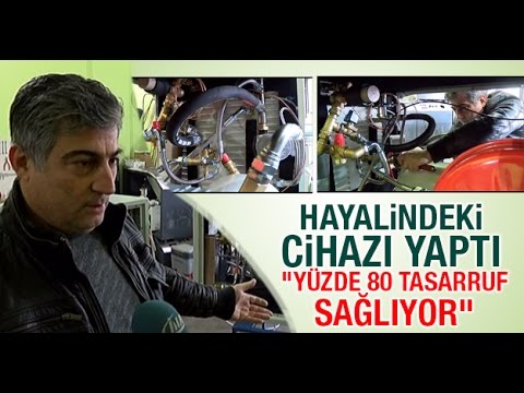 Hayalindeki cihazı yaptı