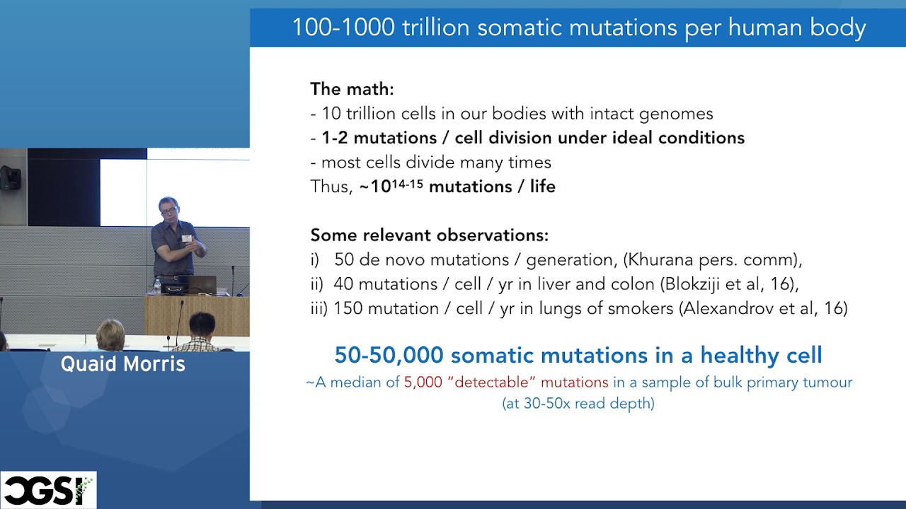 Quaid Morris | A Field Guide to AI in Cancer Genomics | CGSI 2019 - YouTube
