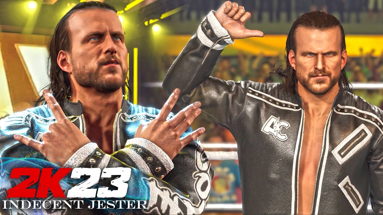 WWE 2K23 - Adam Cole w/ AEW Theme Song & Entrance Graphics Pack! - WWE ...