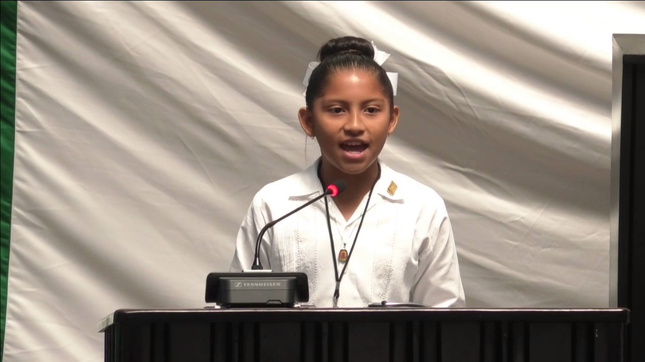 Diputada Infantil Alexa Ximena Cox Cox (26/abril/2017) - YouTube