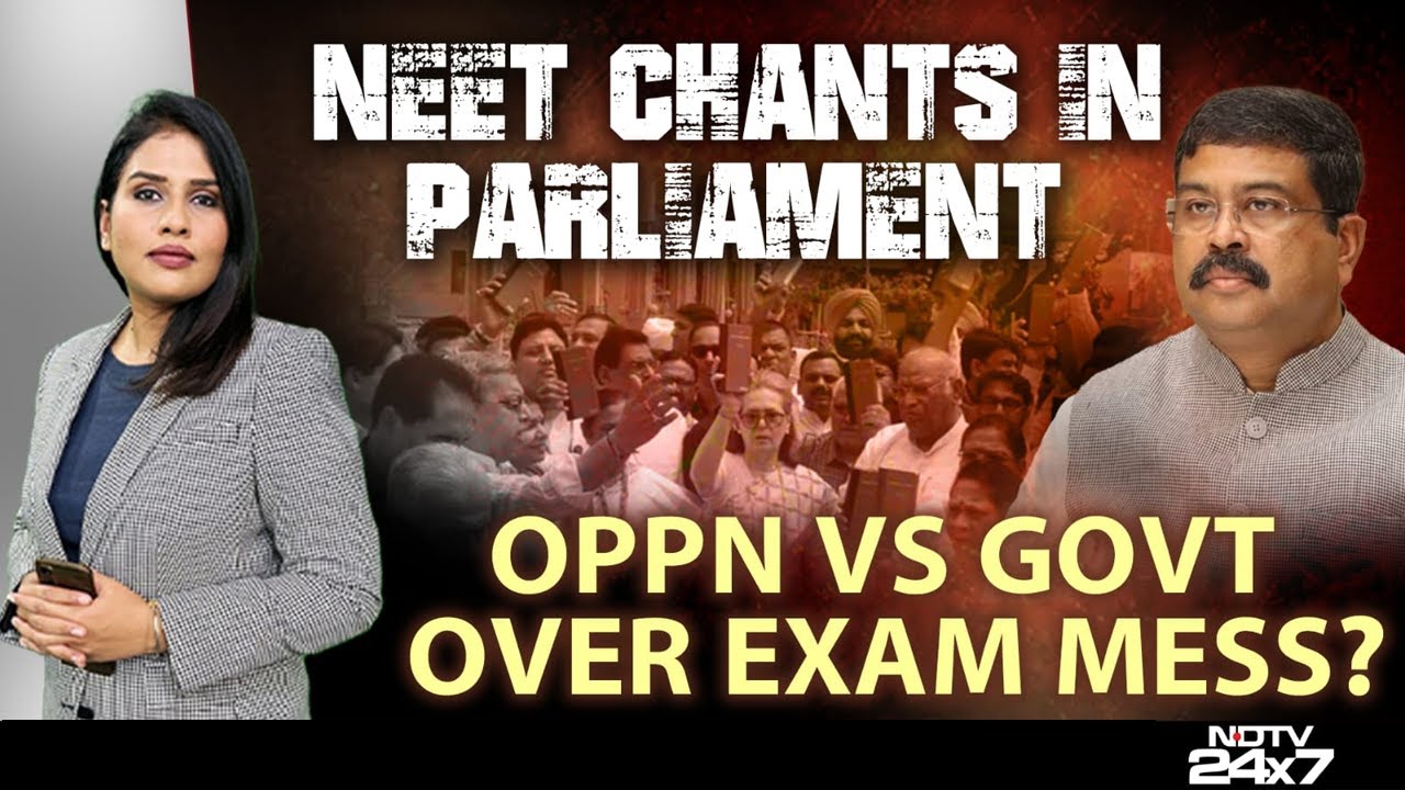 NEET Paper Leak | NEET Chants In Parliament: Opposition vs Government ...