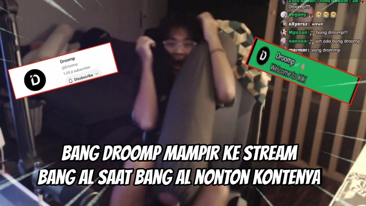 Bang @Droomp tiba" Mampir ke stream bang AL dan join member - YouTube