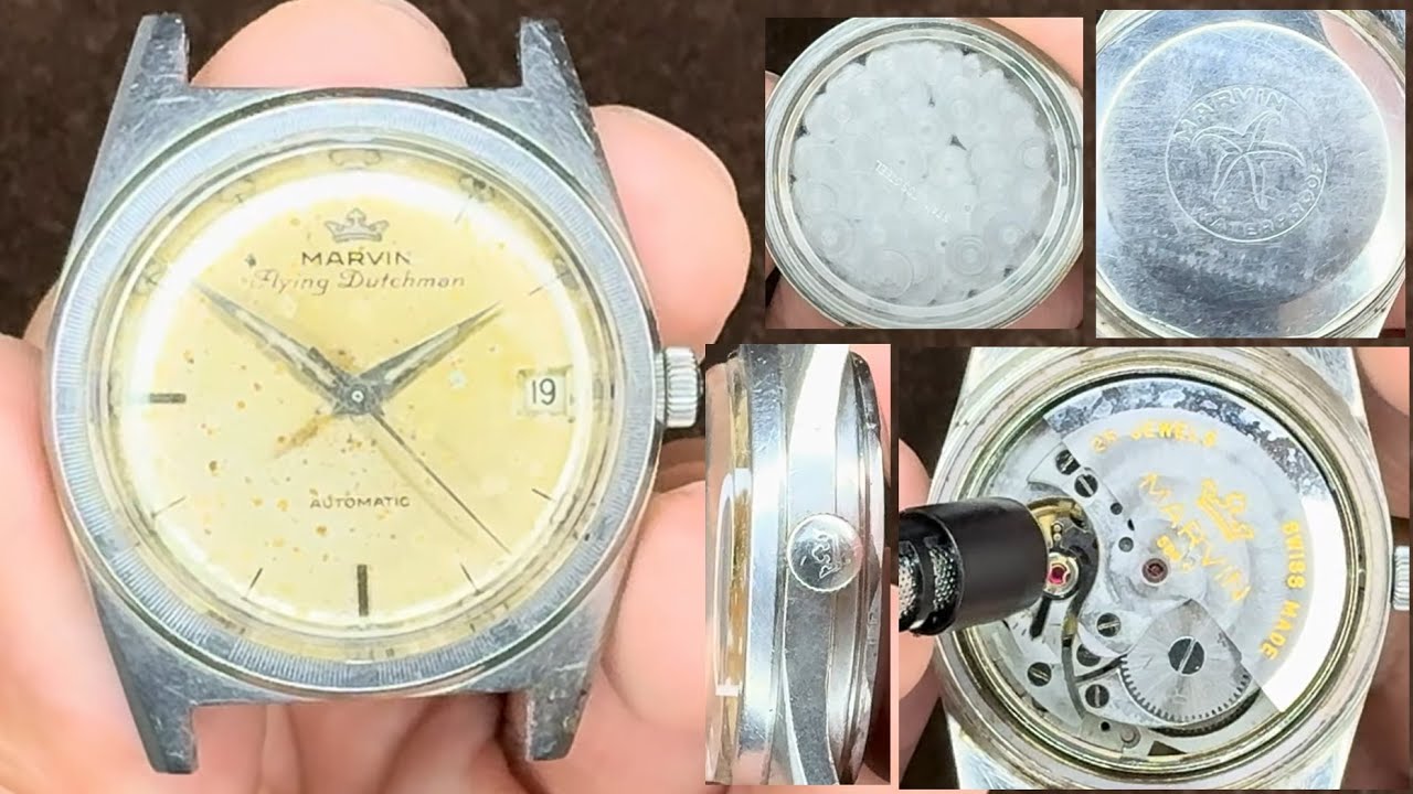 Marvin Flying Dutchman Caliber. 580C Swiss Vintage Automatic Watch ...