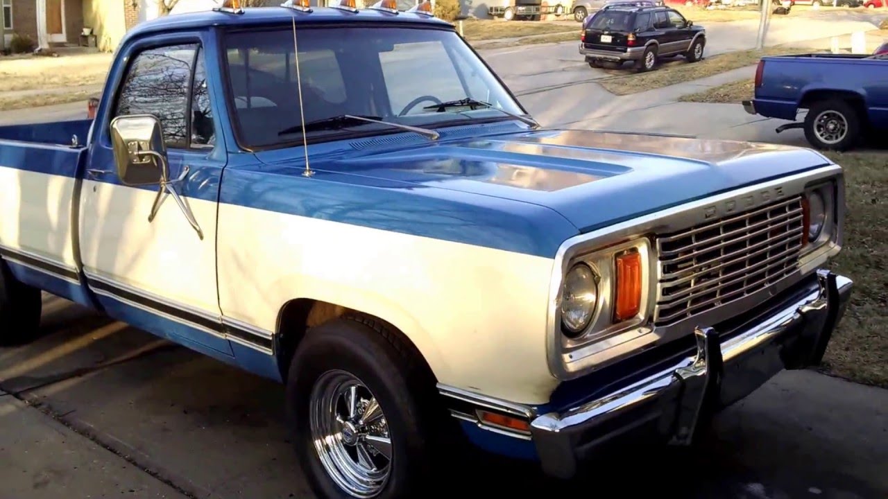 1978 Dodge D100 Custom On Propane Update - YouTube