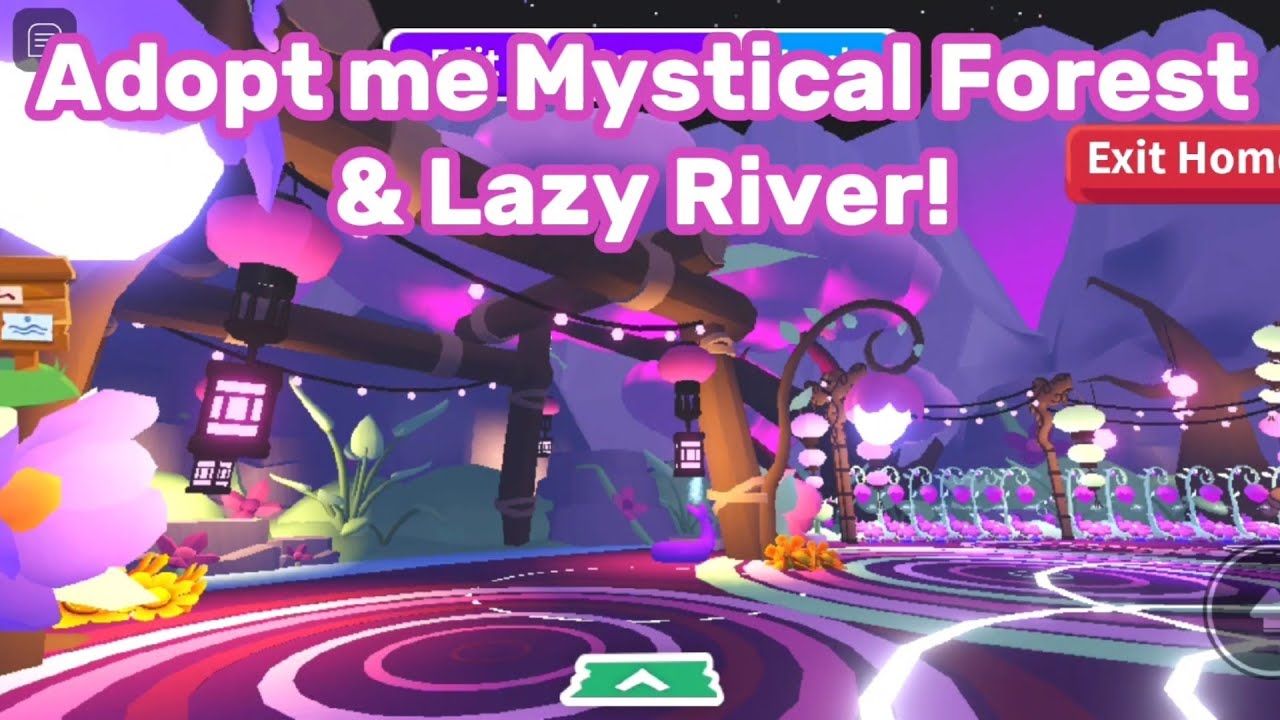 Adopt me! Mystical Forest ️ LAZY RIVER ️ - YouTube