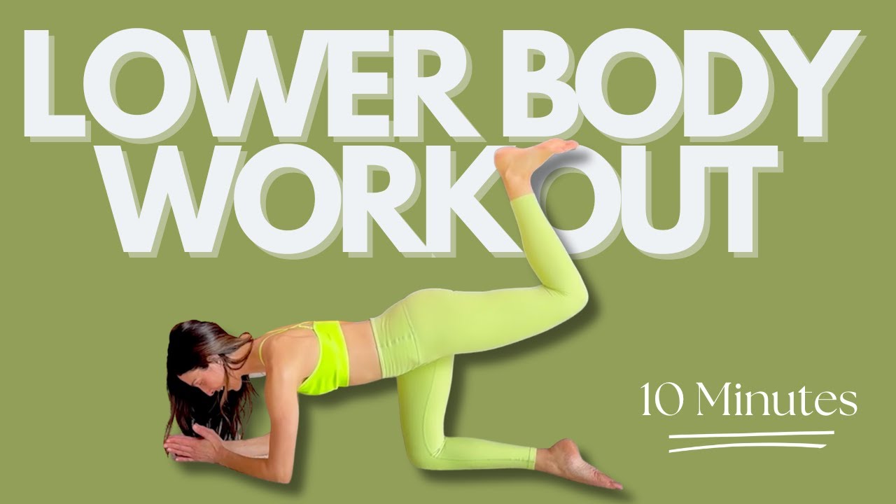 10 Minute Lower Body Bodyweight Workout - YouTube