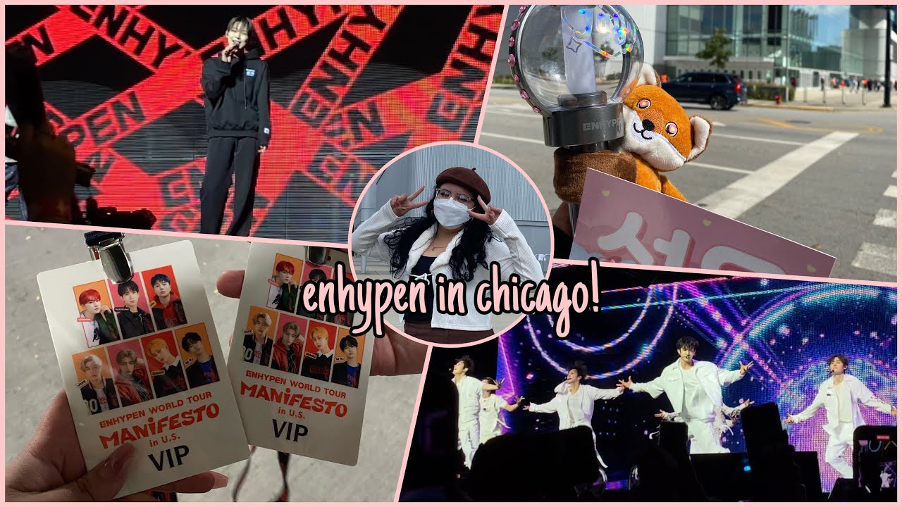 ENHYPEN MANIFESTO TOUR IN CHICAGO 2022 VLOG | VIP EXPERIENCE - YouTube