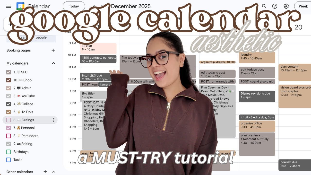 How to Organize your LIFE with Google Calendar! 🖥️🤍 ️ + Plan with Me ...